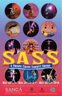 SASS 2016 poster mini - The School of Acrobatics and New Circus Arts